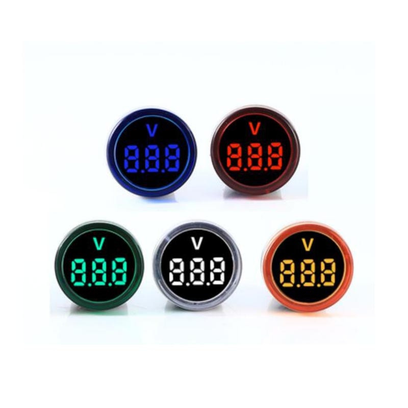 LED Voltage meter indication lamp, polit light, digital indicator light